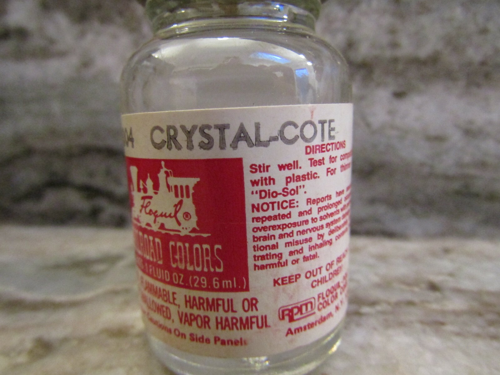 FLOQUIL RAILROAD COLORS MODEL PAINT - 1oz 1 OUNCE CRYSTAL - COTE | eBay