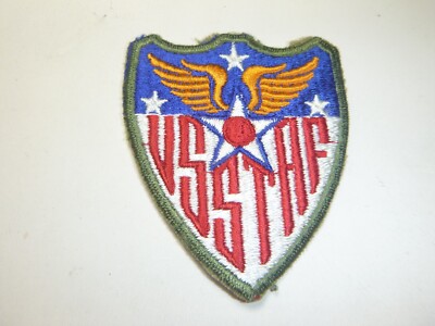 A World War 2 U S Army Air Force USSTAF Cut Edge Snow Back Patch | eBay