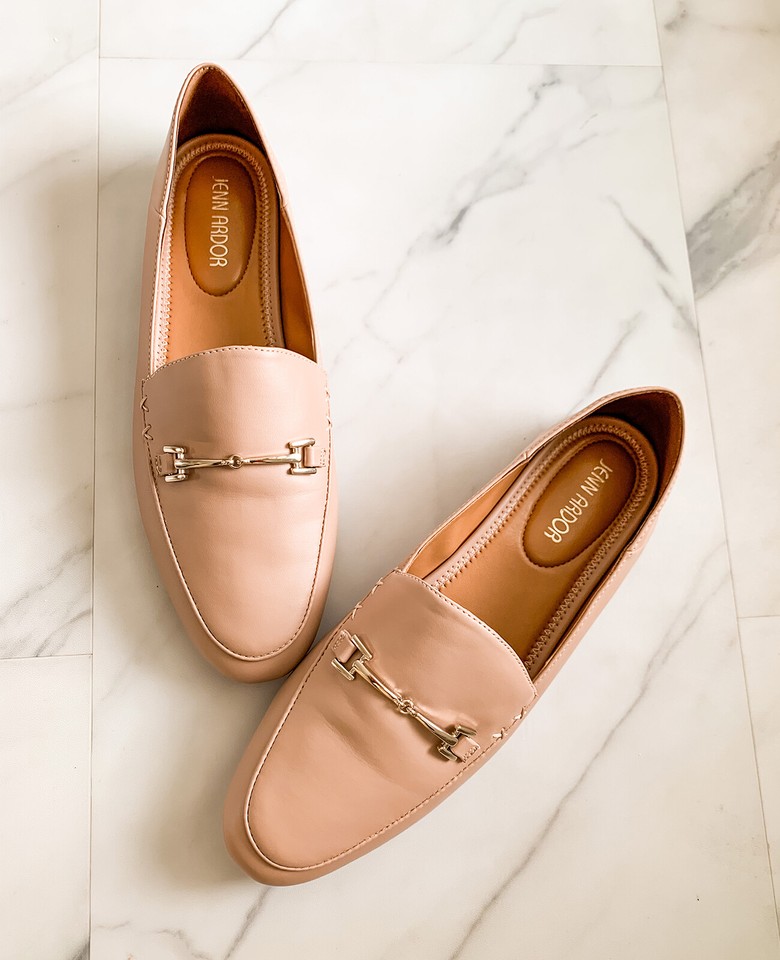 Womens Leather Penny Loafers Fashion Slip on Driving Flats Casual ...