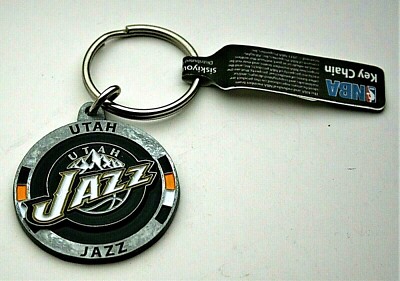 Utah Jazz NBA Basketball Team Logo Key chain NOS 2011 New Siskiyou | eBay