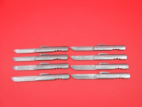 Custom Handmade Pattern Damascus Japanese Hogonokani Friction Folder ...