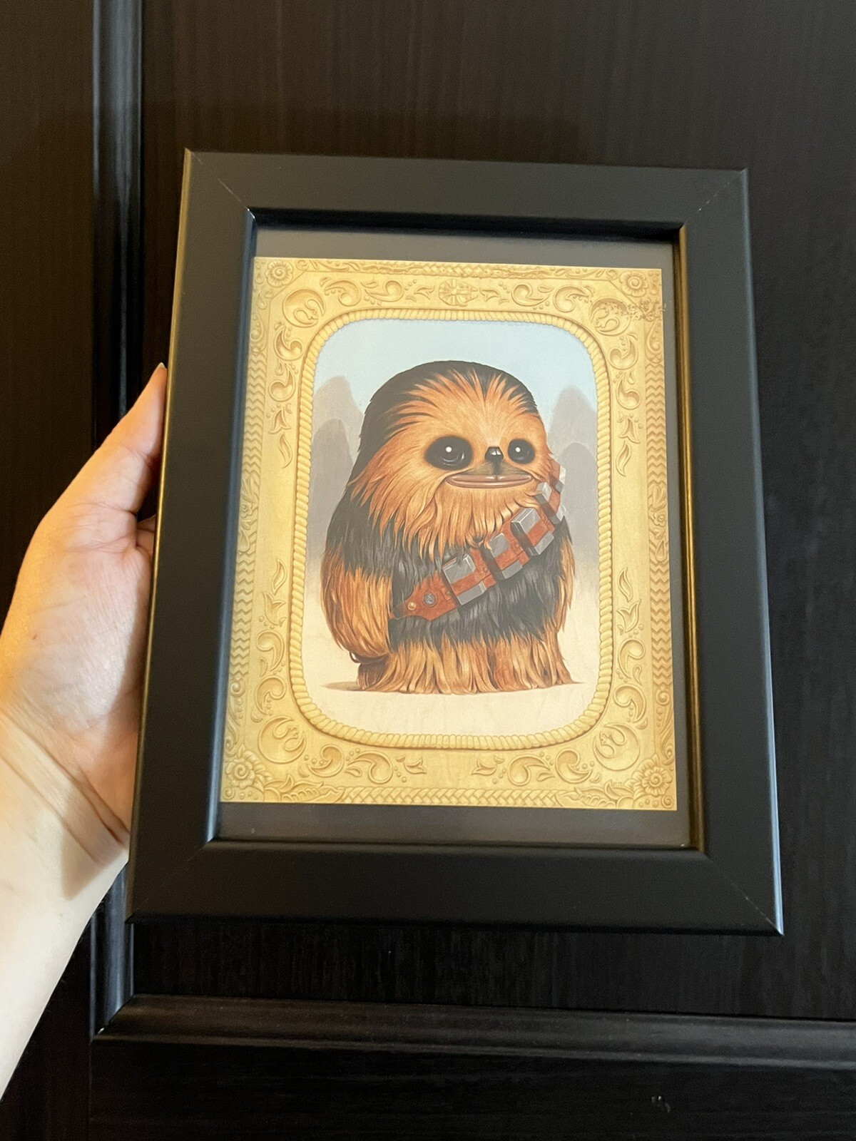 Chewbacca Art Print Framed- Disney Star Wars Mandalorian Empire Chewy ...
