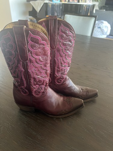 Idyllwind Fueled By Miranda Lambert Burgundy/Pink Stitch Western Boots ...
