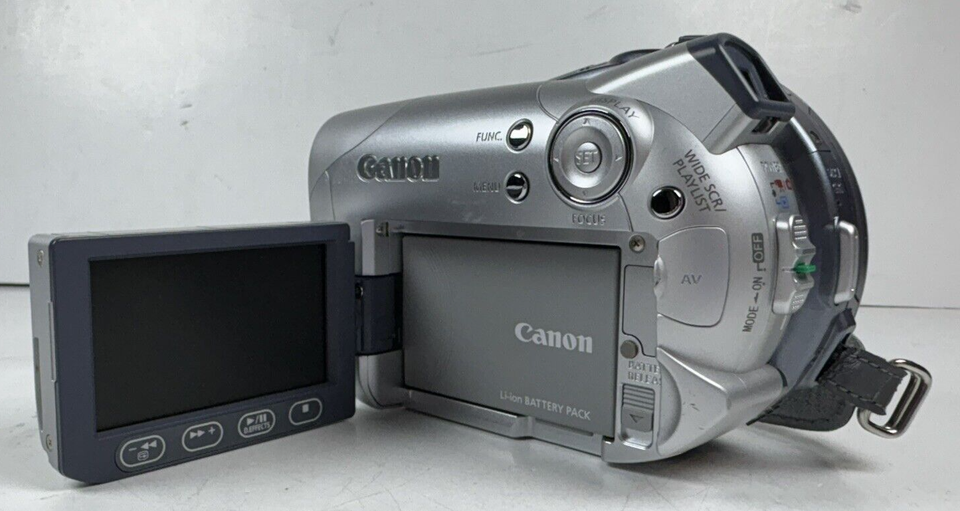 Canon NTSC DC100 Mini DVD Camcorder Video Camera 25x Optical Zoom | eBay