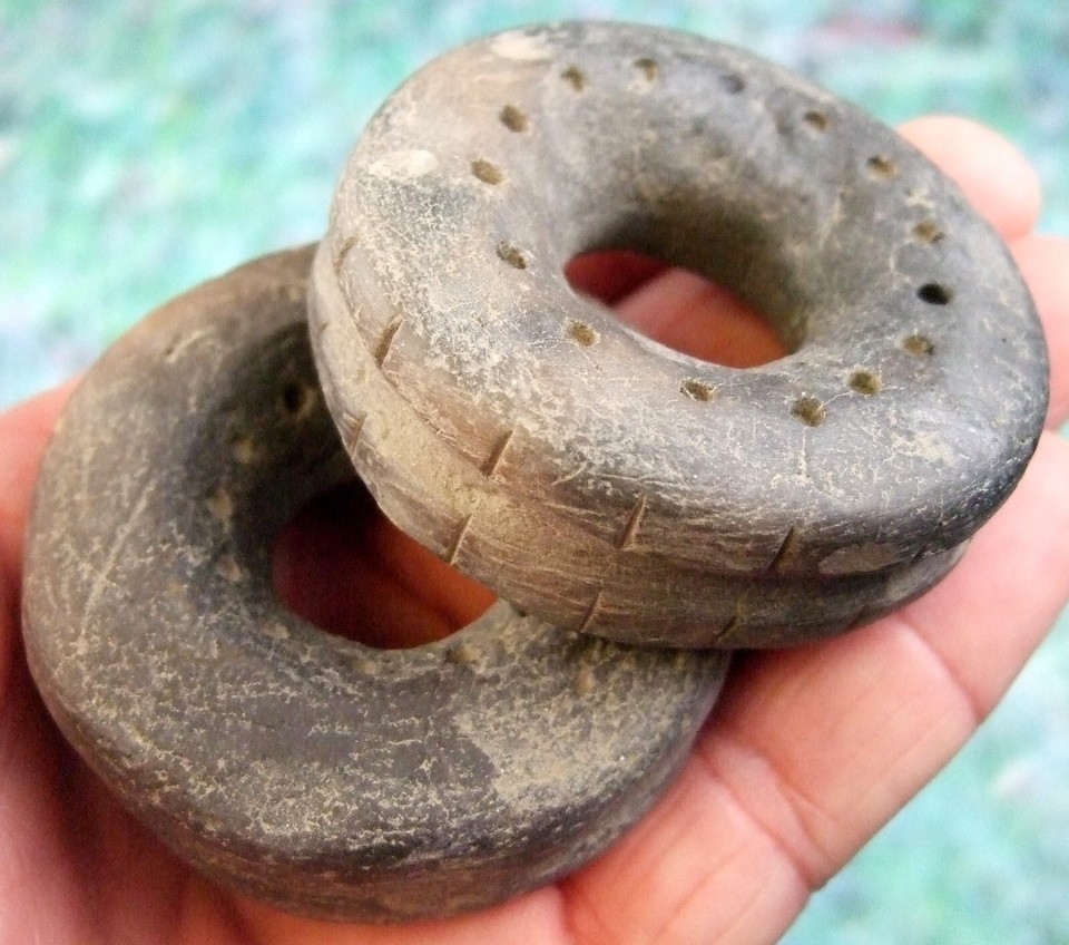 Super Fine Set of G10 Engraved Missouri Ear Spools with COA Arrowheads ...