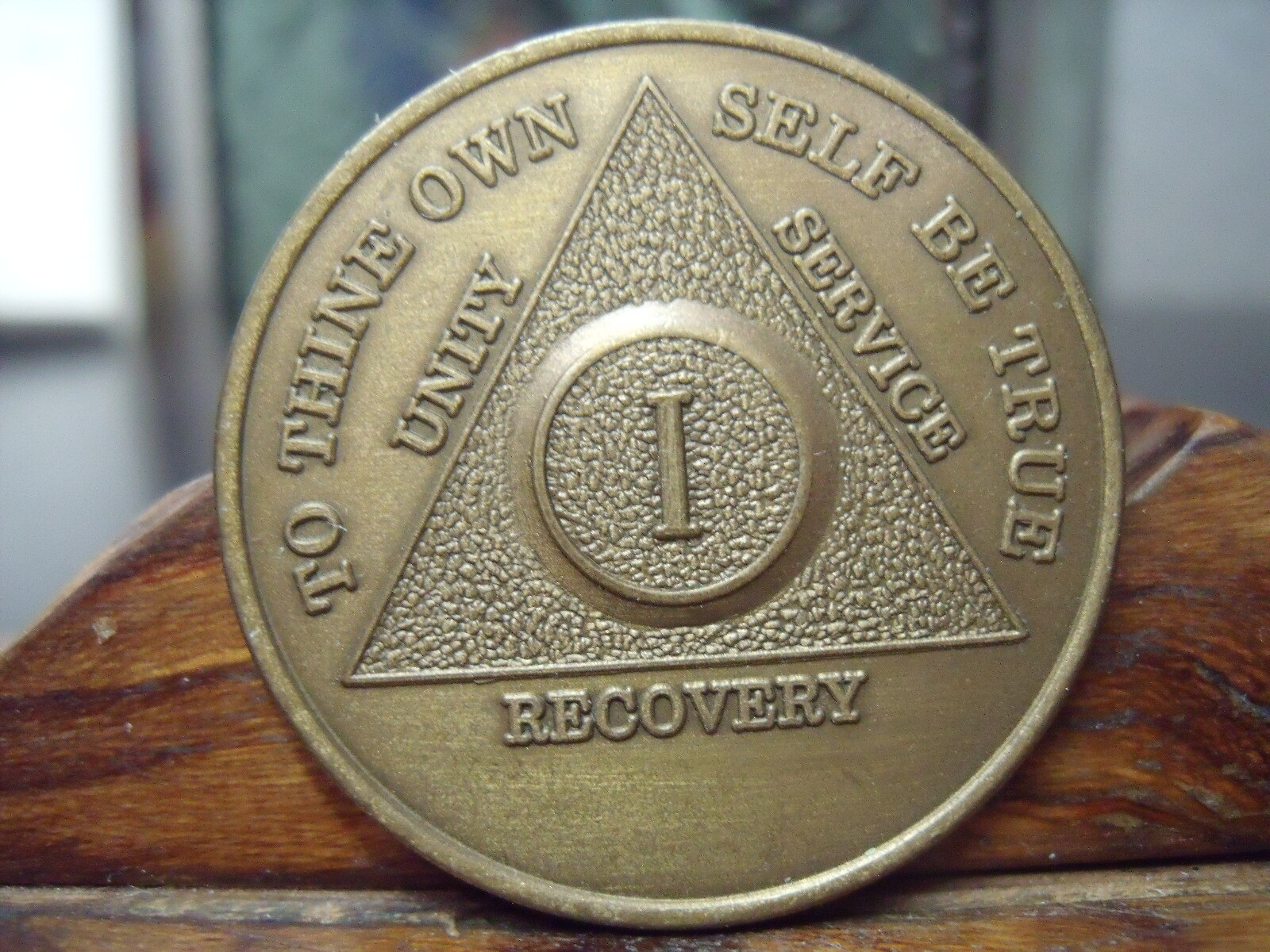 Alcoholics Anonymous 1 Year or 1 Month Bronze Medallion Chip Coin | eBay