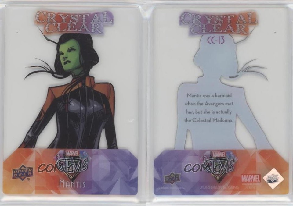 2016 Upper Deck Marvel Gems Crystal Clear Mantis #CC-13 0kg8 | eBay