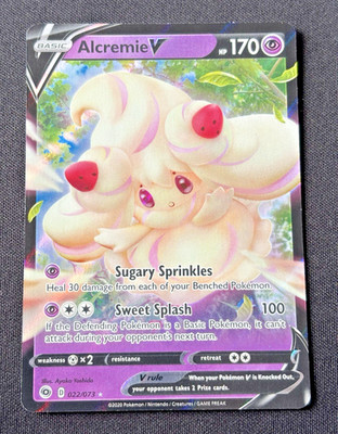 Alcremie V 022/073 Champions Path Ultra Rare Pokemon Card - NM | eBay