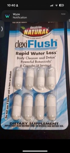 Dexi Flush Dexatrim Natural Rapid Water Loss Body Cleanse & Detox Pills ...
