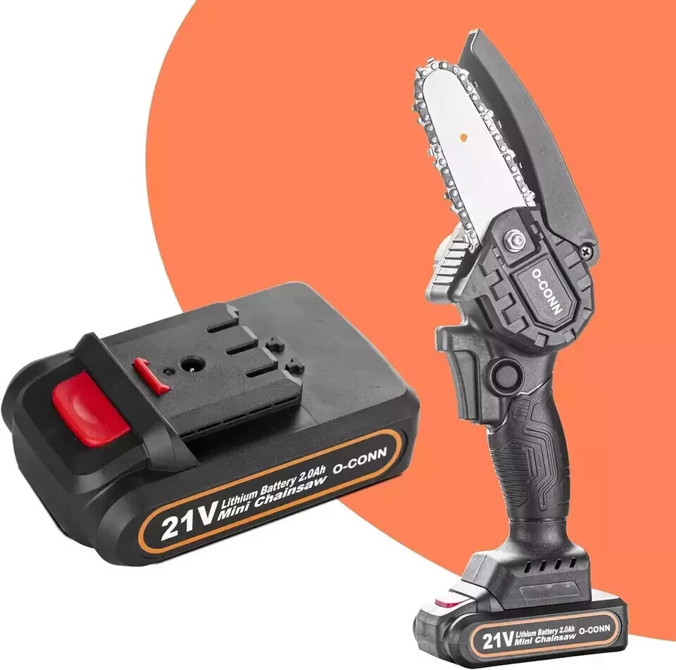 Mini Chainsaw Battery Replacement, 21V MAX 2000Mah Rechargeable | eBay