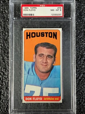 1965 Topps Football #75 Don Floyd PSA 8 | eBay