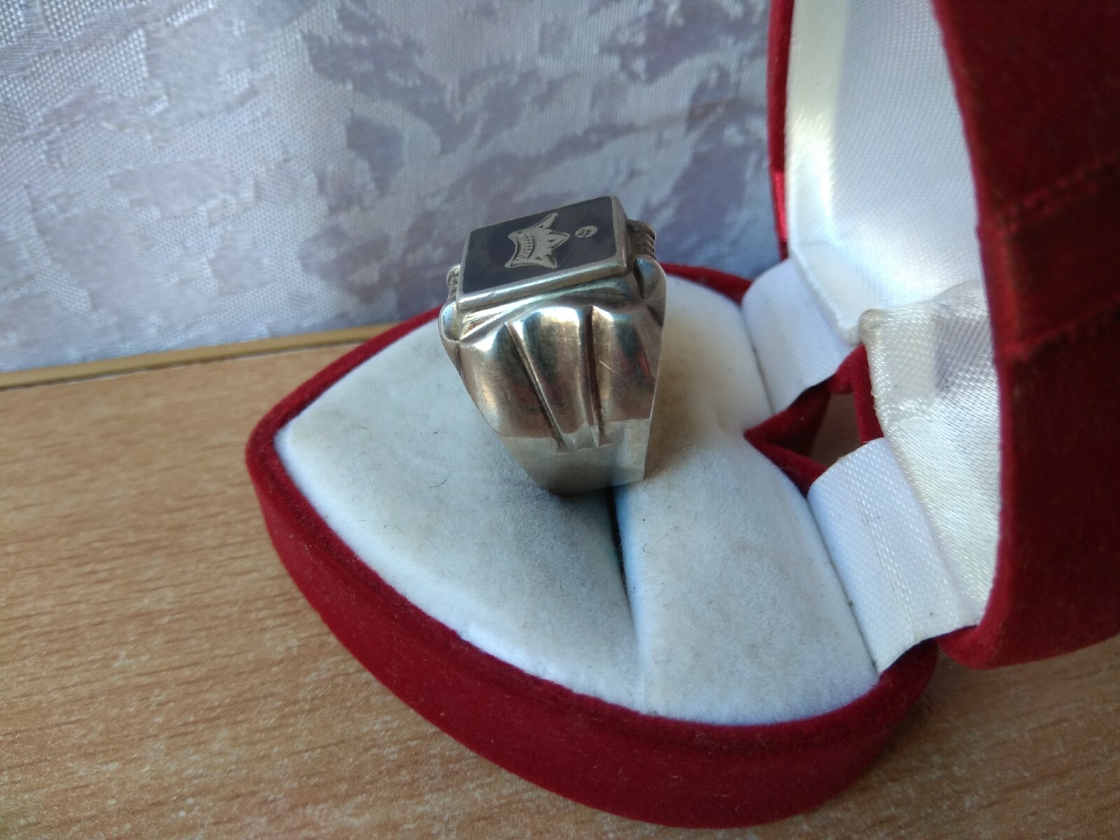 Vintage Ring Kubachi USSR Soviet Silver 916 star stamp 8.5 g Size 9 ...