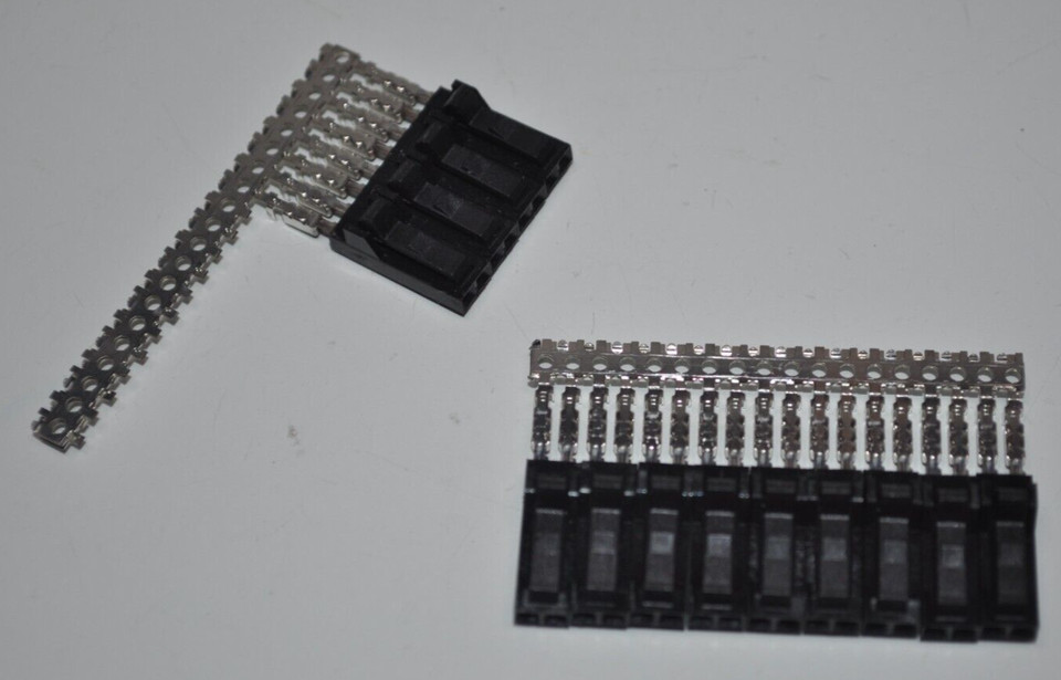 Lot of 13 TE AMP 5-103957-1 PCB Housing Cable Mount IDC Socket 2 Way 2 ...