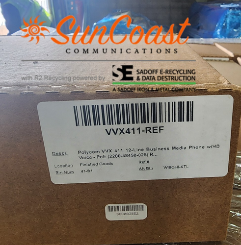 Polycom VVX 411 12-Lines Desktop VoIP Phone LOT OF 145 | eBay