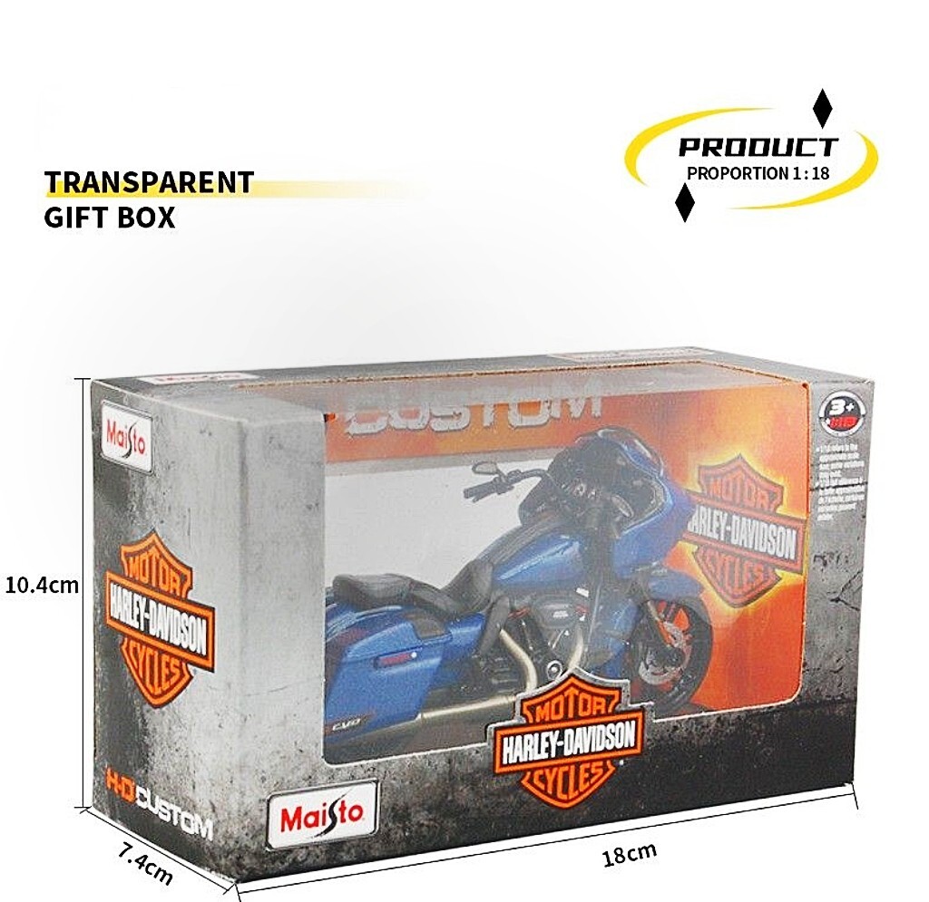 Maisto 1/18 Harley Davidson 2018 CVO Road Glide Bike Motorcycle Model ...