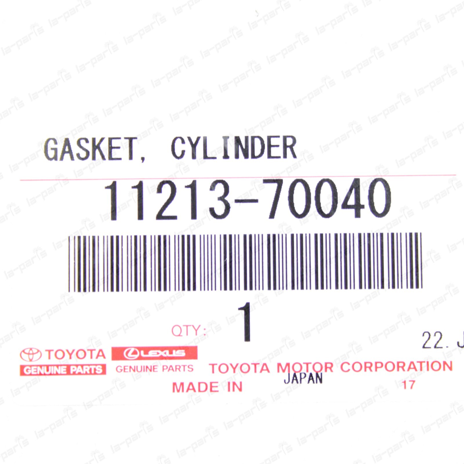 New Genuine Toyota Lexus IS200 300 1GFE Cylinder Head Cover Gasket ...