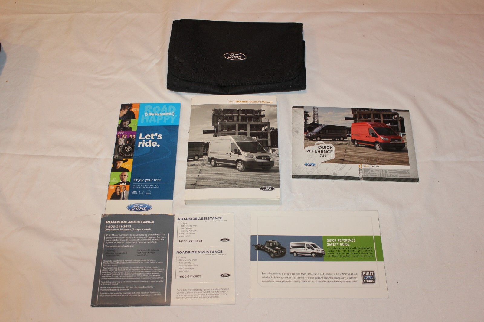 2017 FORD TRANSIT OWNERS MANUAL PORTFOLIO KIT NEAR NEW NEAR MINT | eBay