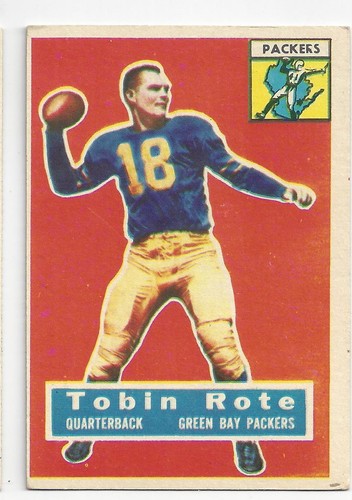 Tobin Rote 1956 Topps #55 Green Bay Packers | eBay
