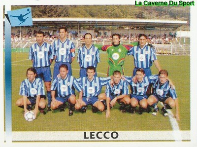 635 SQUADRA TEAM LECCO CALCIO ITALIA SERIE C1 STICKER CALCIATORI 2001 ...