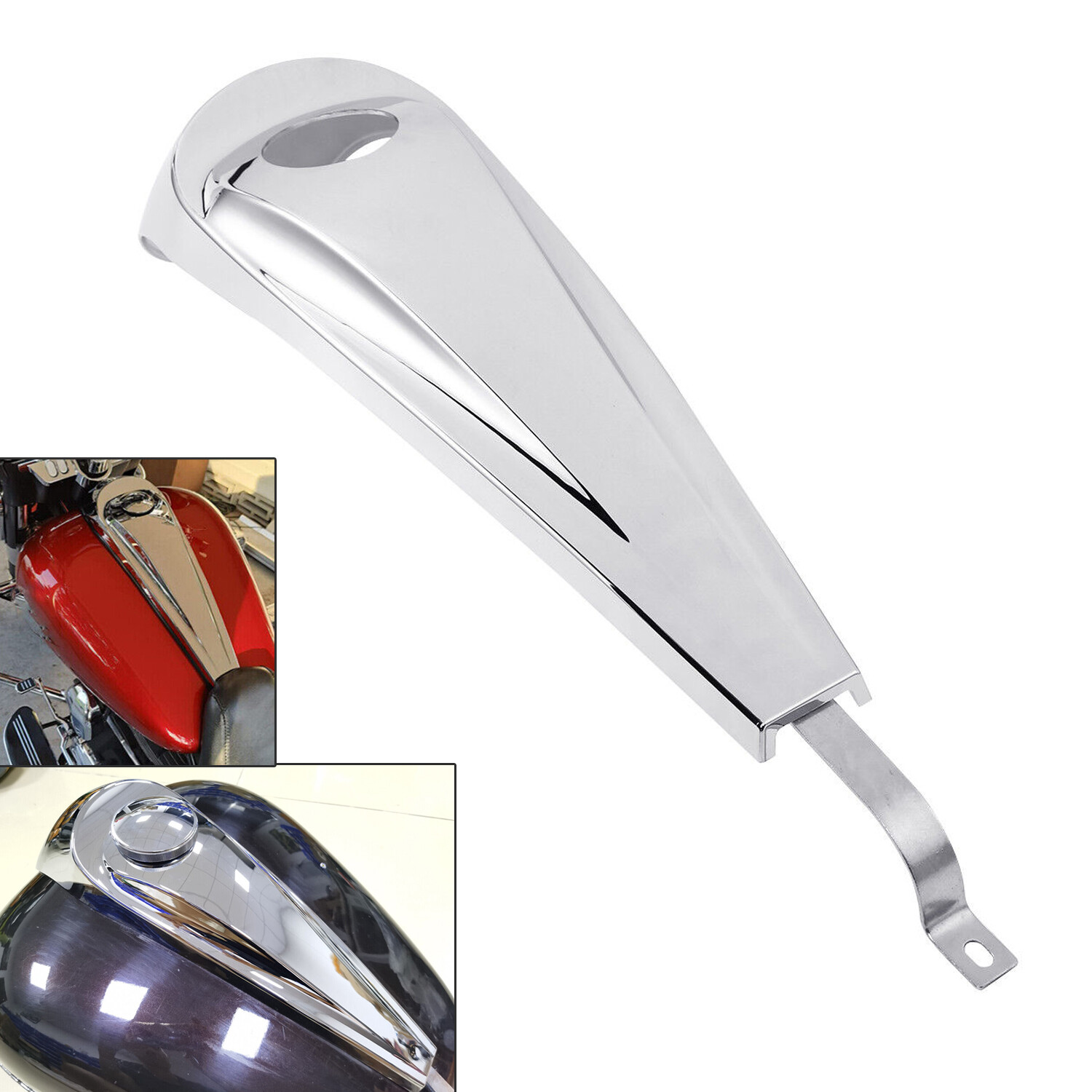 Chrome Dash Fuel Console Cover For Harley Electra Street Glide FLTRX ...