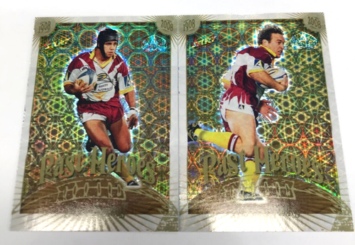 2008 NRL Centenary Of Rugby League Past Heroes Card Team Set PH1+2 ...