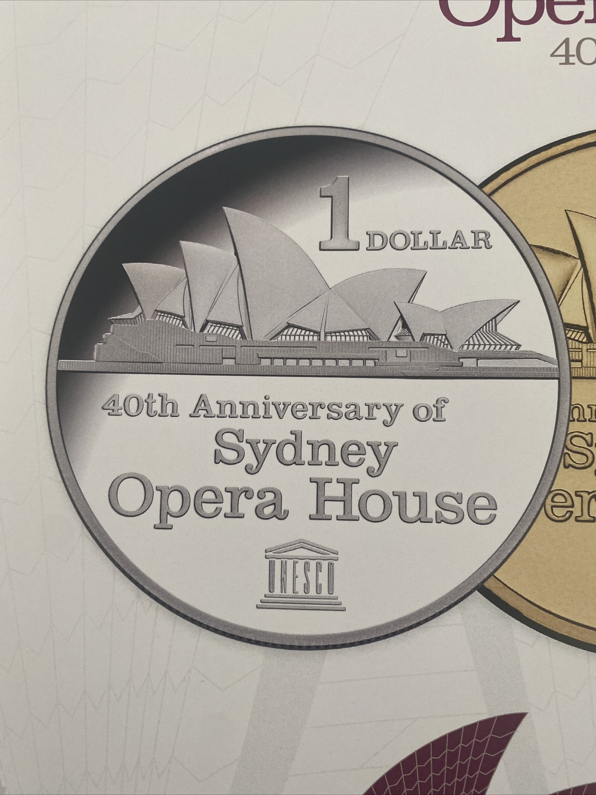 A4 Poster - 2013 $1 Silver Proof Sydney Opera House Unc Coin Poster ...
