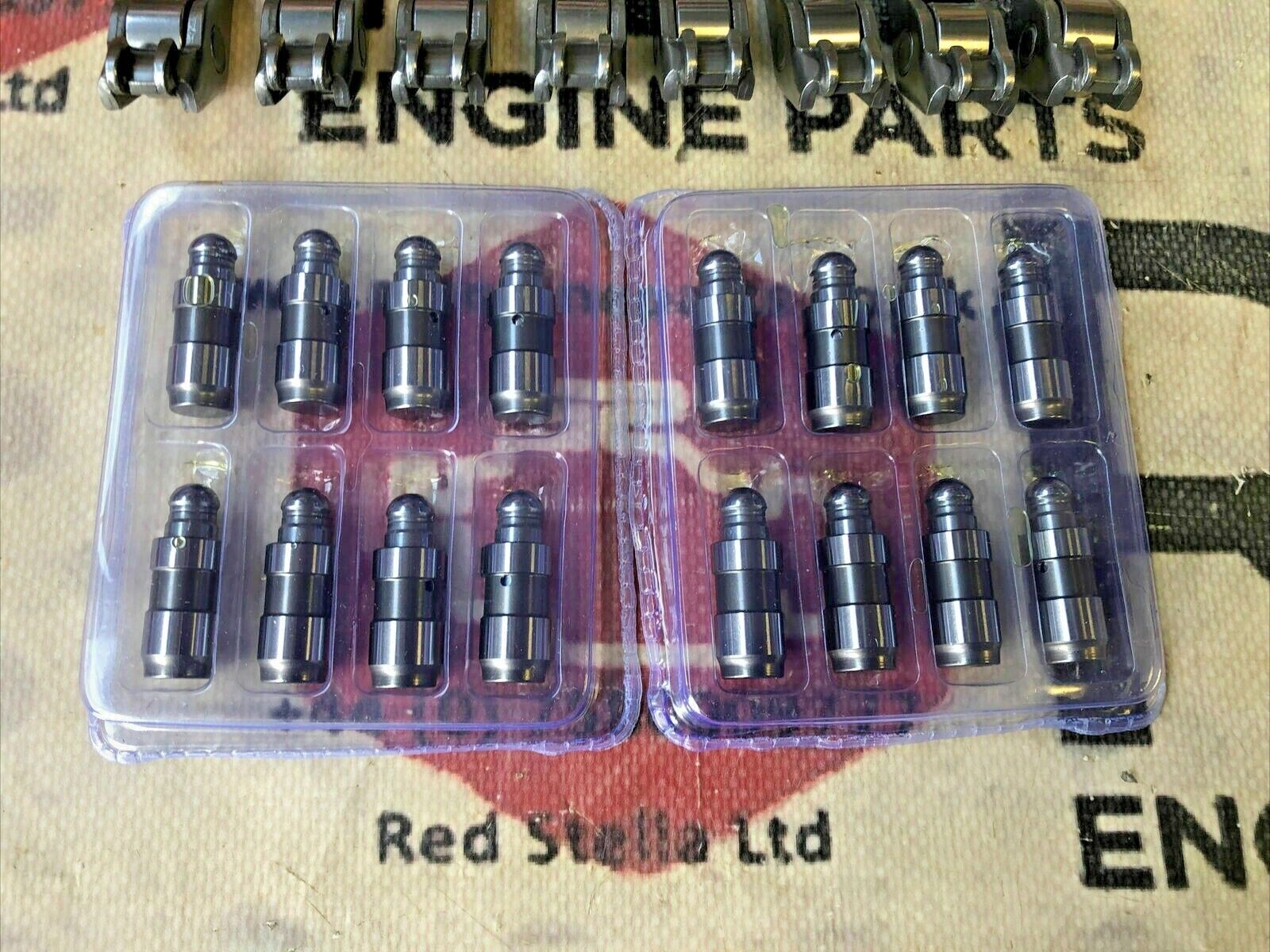 16X ROCKER ARMS 16 LIFTERS OPEL VAUXHALL ASTRA AGILA CORSA MERIVA 1.2 1 ...