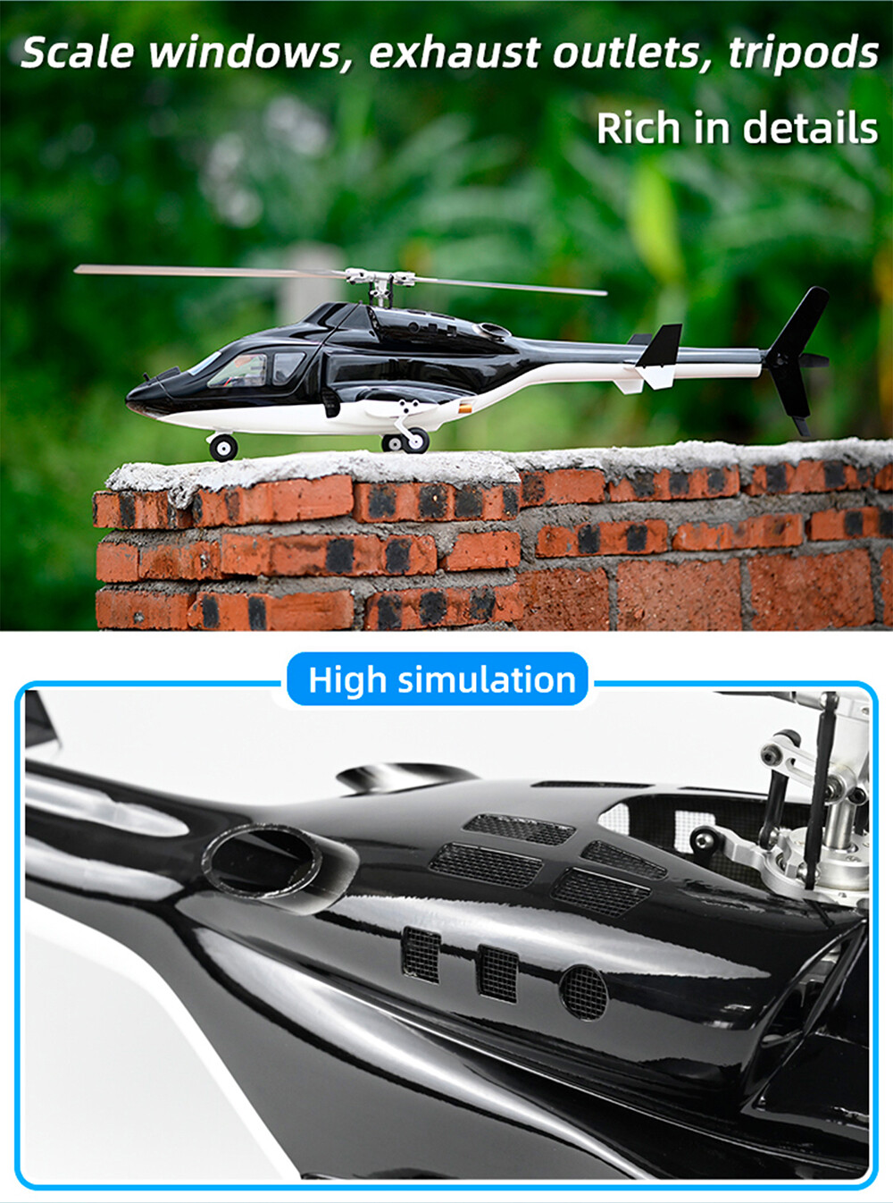 Fly Wing FW450L Aorwolf Helicopter Fuselage Body Shells for FW450L V3 ...