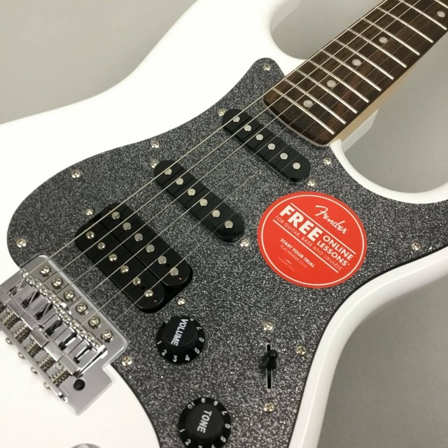 Squier 0370700505 Affinity HSS Stratocaster Electric Guitar - White for ...