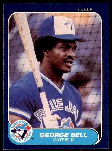 1986 Fleer.. George Bell. . Toronto Blue Jays. #53 | eBay