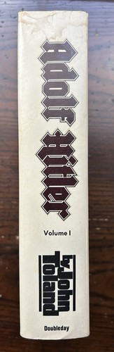 Adolf Hitler Volume 1 by John Toland Book Hardcover Dust Jacket 1976 ...