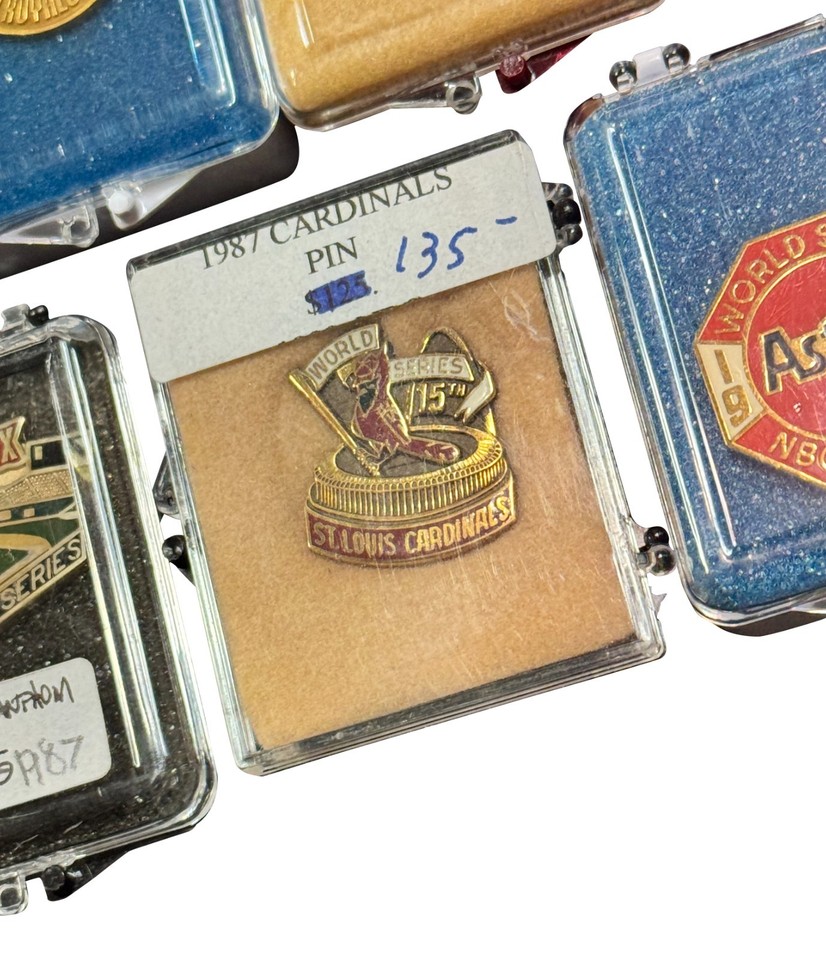 Vintage 1980s - Lot of 9 MLB World Series Press Pins - Excellent ...