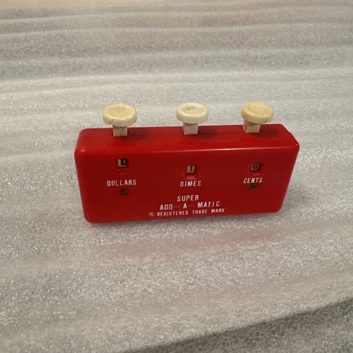 Super Add-A-Matic Automatic Adding Machine Money Counter Made In Japan ...