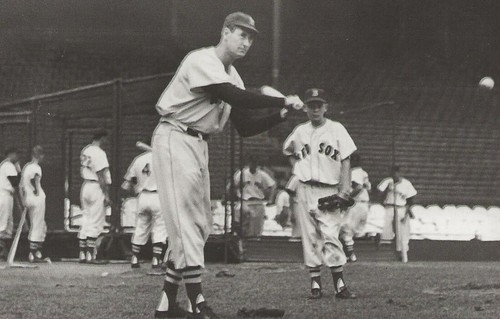 A "Ted Williams" .406 BtgAvg in 1941 Handmade Baseball Souvenir ...