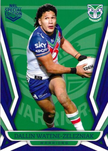 2023 NEW ZEALAND WARRIORS NRL Card DALLIN WATENE-ZELEZNIAK Special ...