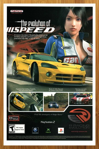 2003 R: Racing Evolution PS2 Xbox Gamecube Print Ad/Poster Original ...