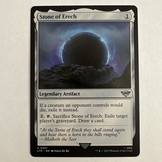 MTG Stone of Erech The Lord of the Rings: Tales of Middle-earth 0251 ...