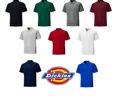 Dickies Short Sleeve Mens Polo T Shirt - Workwear Small - 4XL SH21220 8 ...