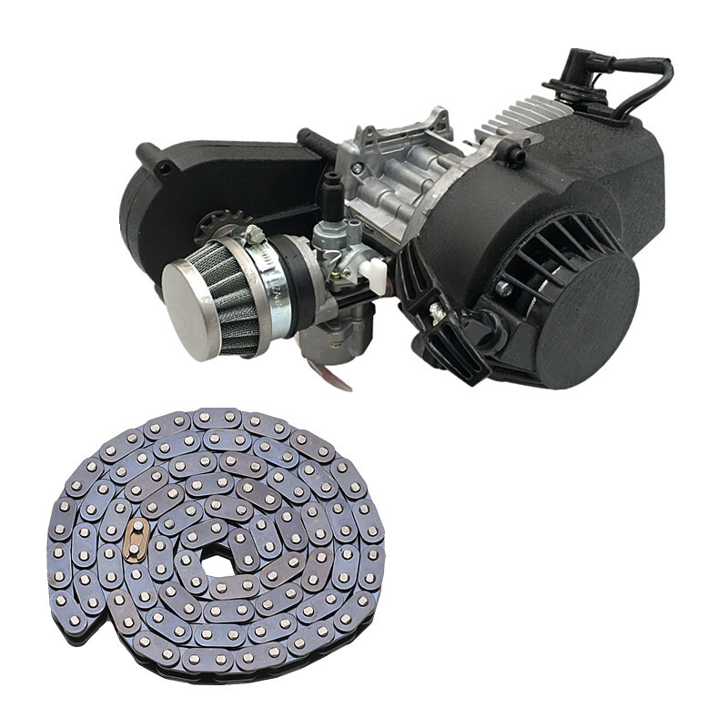50cc 49cc 2 Stroke Engine Motor T8F Chain Mini Dirt Pocket Bike ATV ...