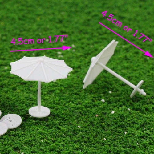 TYS02075 24pcs DIY Model Train parasol Vertical Simple Gifts 1:75 OO ...