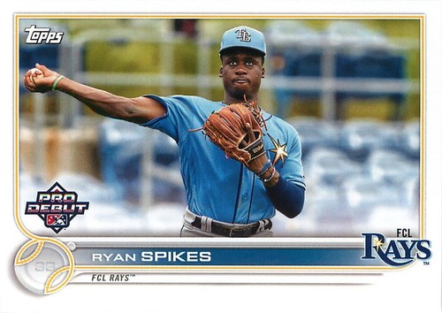 Ryan Spikes 2022 Topps Pro Debut MiLB Baseball Rookie Card #PD-31 FCL ...