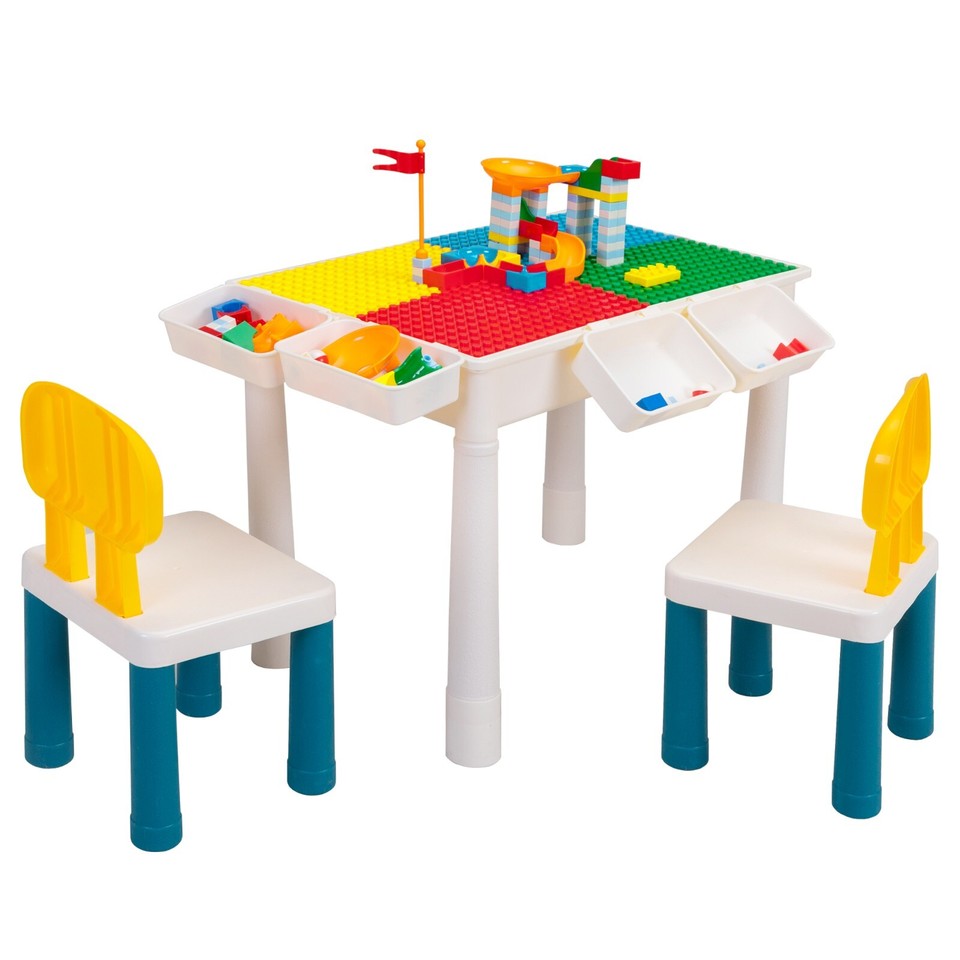 Tobbi Activity Table for Toddlers 3-5, Kids Table and Chair Set ...