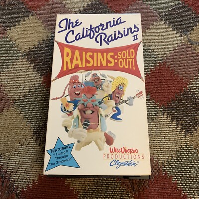 California Raisins 2, The - Raisins: Sold Out (VHS 1990 ) claymation ...