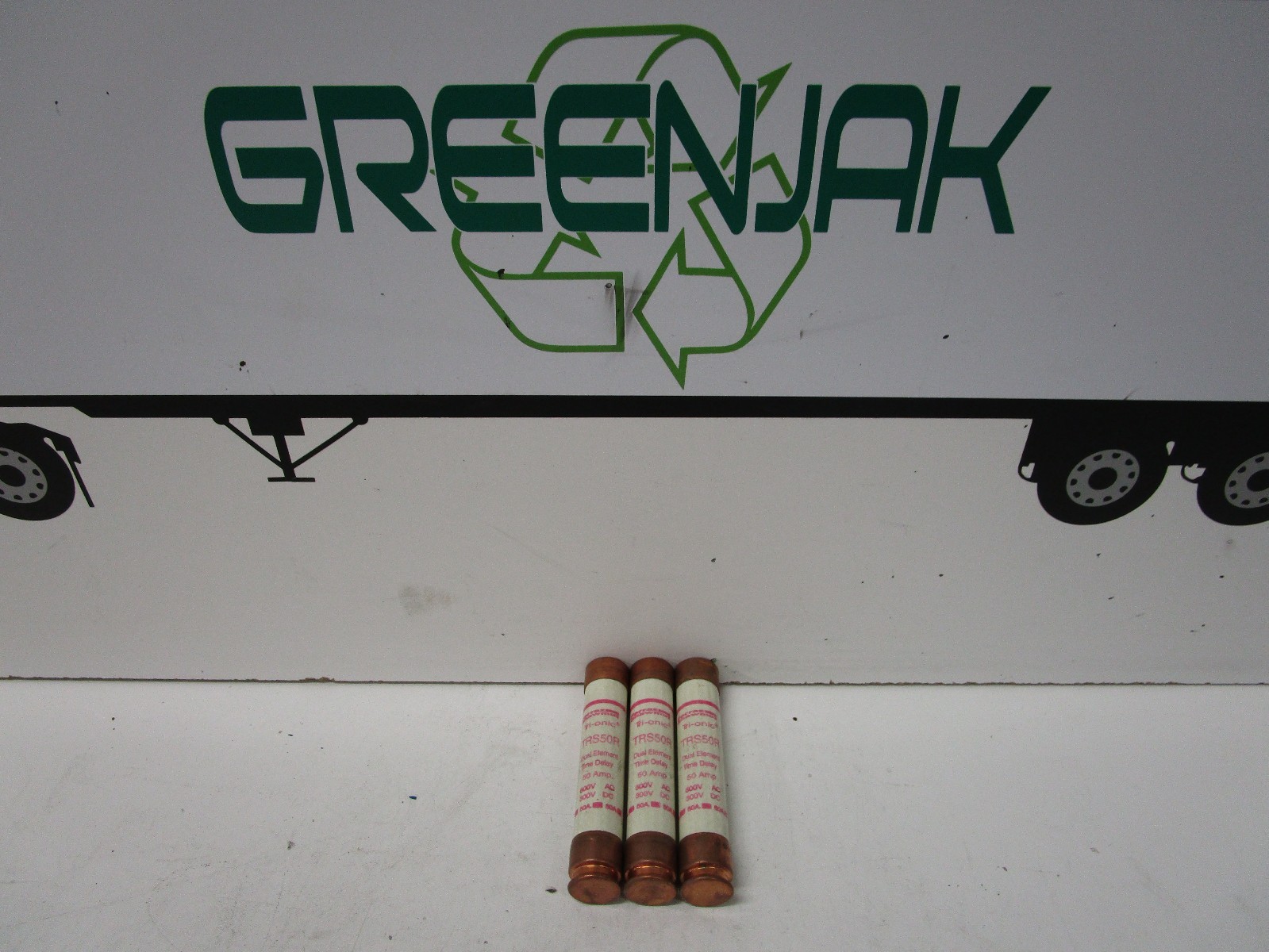 FERRAZ SHAWMUT TRS50R TRI-ONIC FUSES 50A 600V - (LOT OF 3) - USED -FREE ...