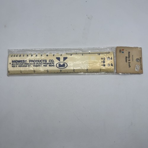 Midwest Products 1125 Hobby & Craft Ruler | eBay