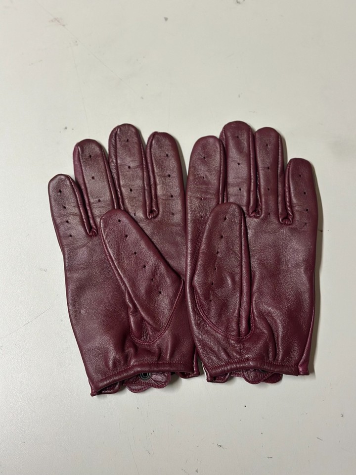 Men's Driving Leather Gloves Some Cosmetic Defects | eBay
