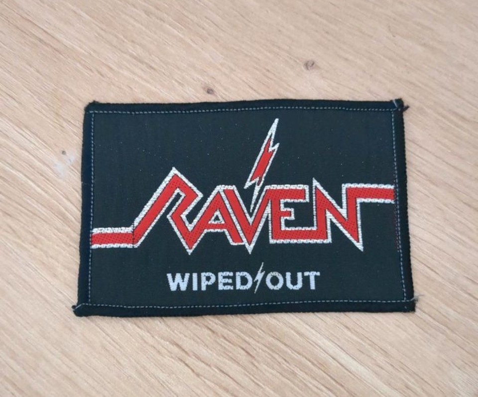 Raven PATCH RAR Heavy Metal Wiped Out | eBay.de