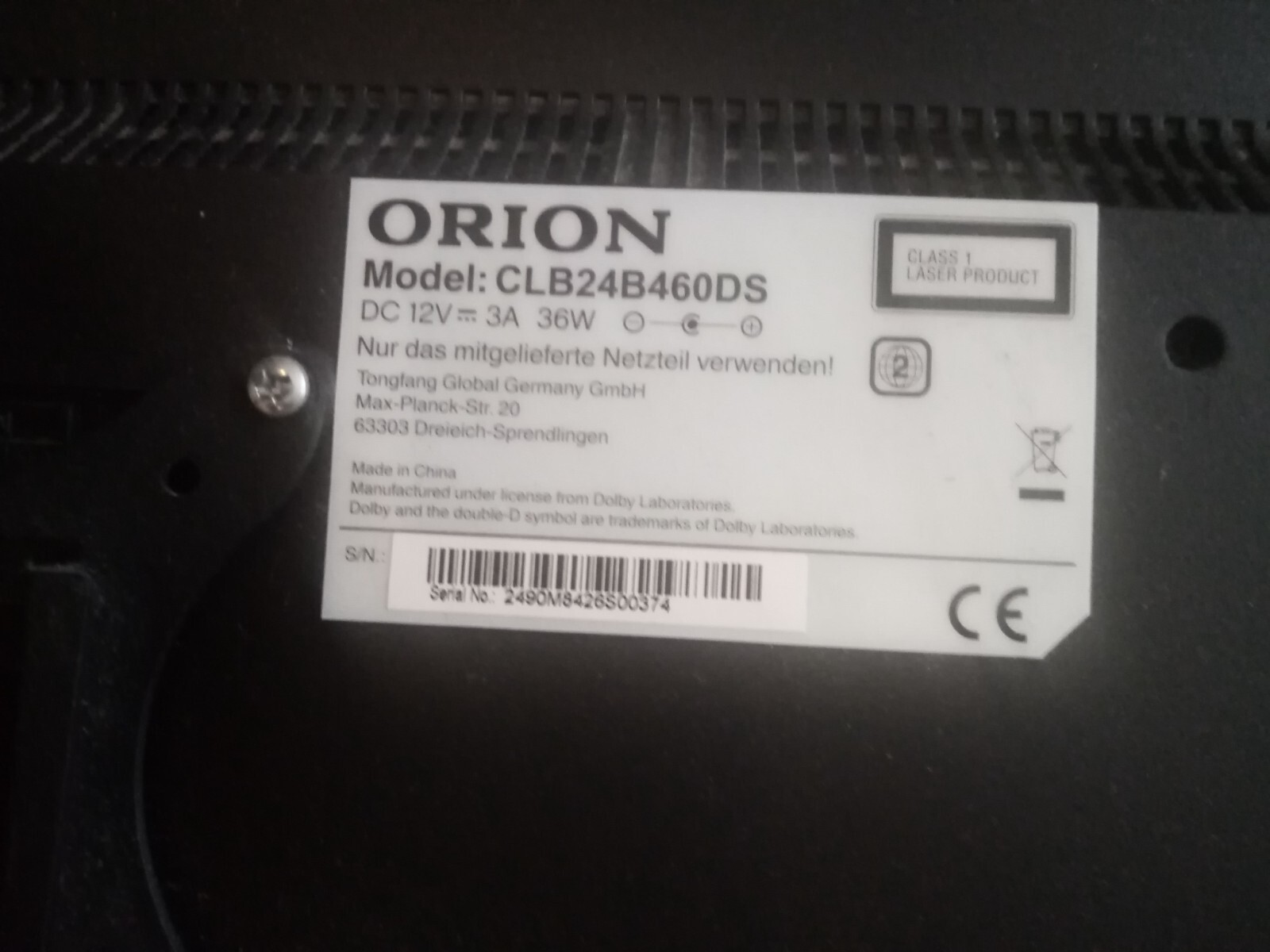 Orion TV 60cm Bilddiagonale | eBay.de