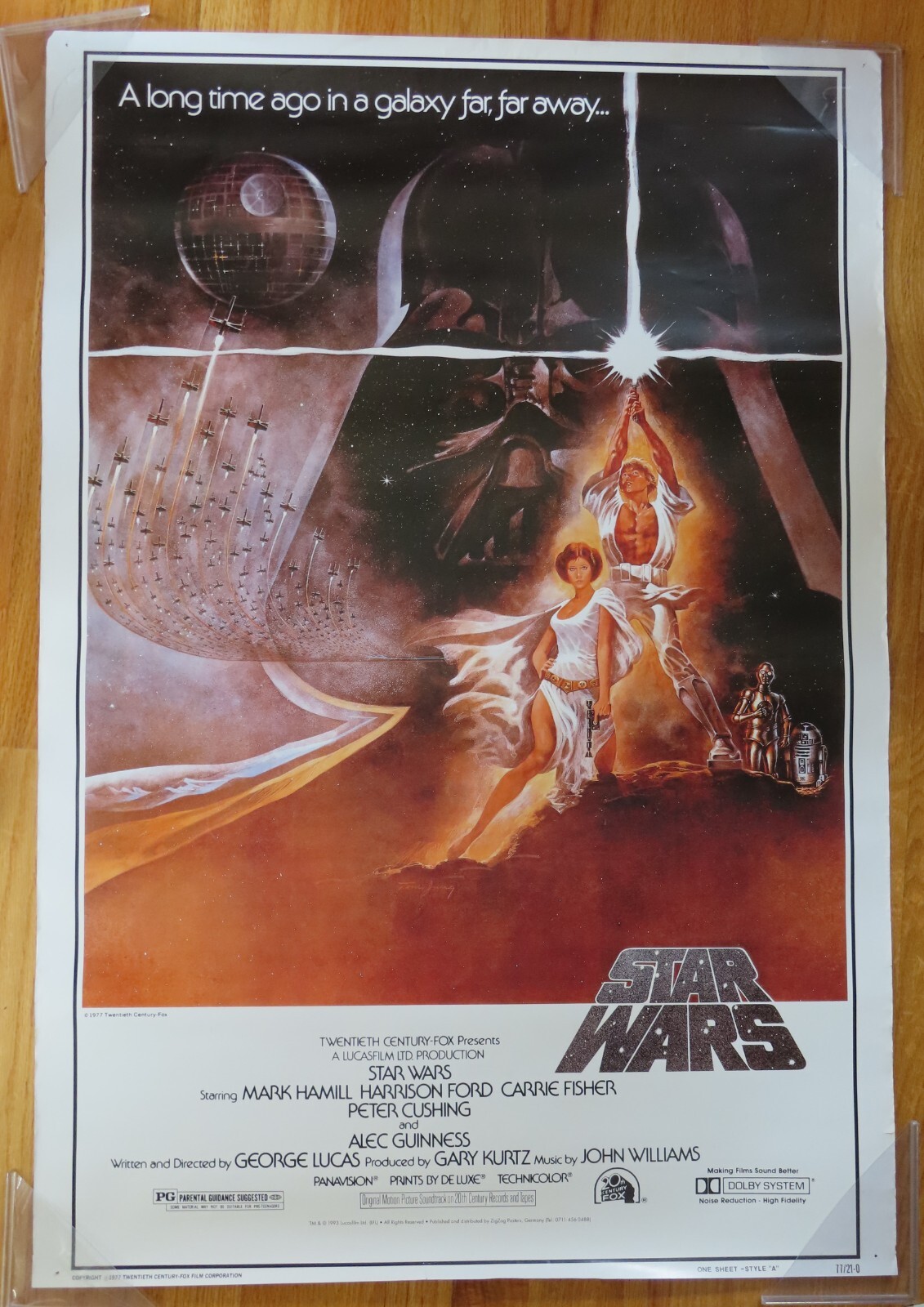 1993 STAR WARS Luke Skywalker DARTH VADER Princess Leia C-3PO R2-D2 ...