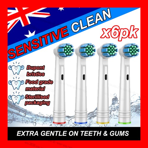 Sensitive Clean Oral B Compatible Electric Toothbrush Replacement Heads ...